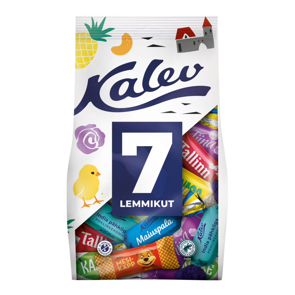 Kalev 7 lemmikut kommisegu 500g - Orkla pood