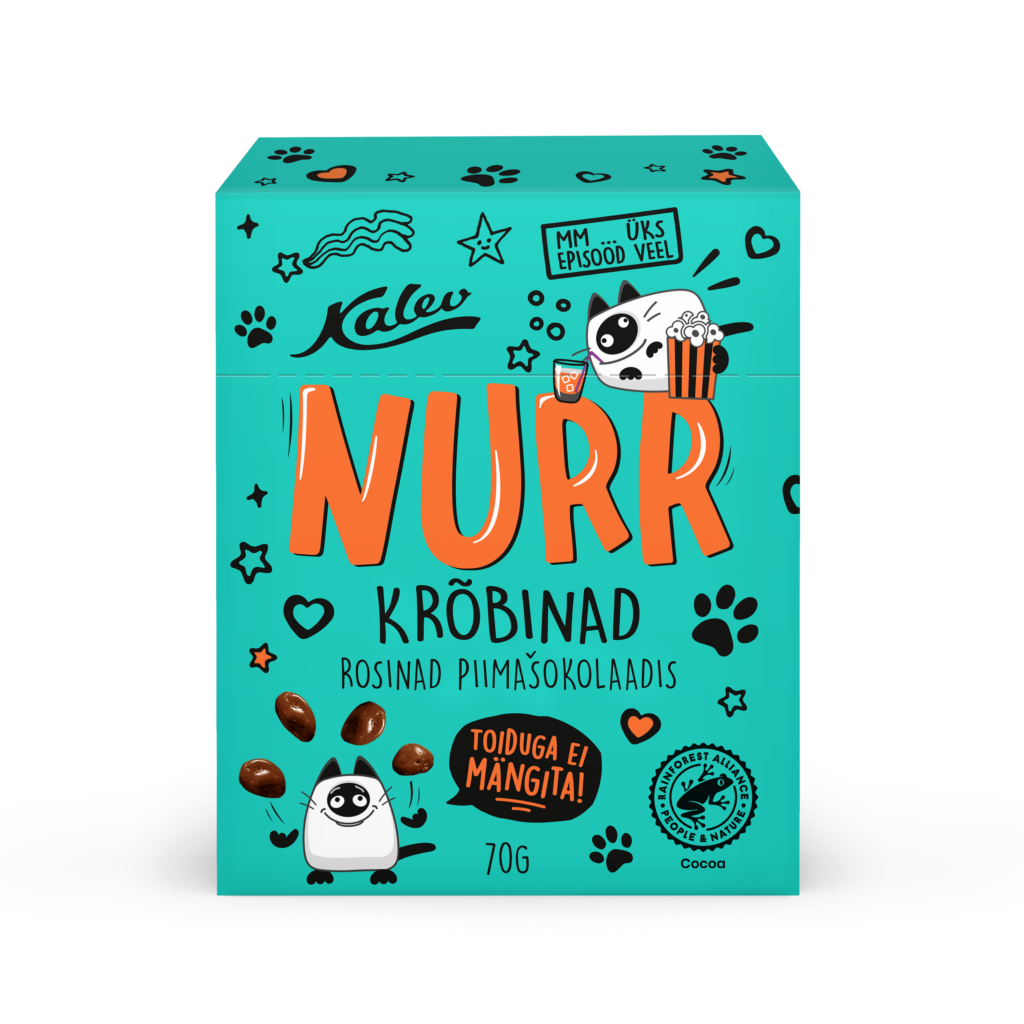 Kalev Nurr Krõbinad rosinad piimašokolaadis 70g - Orkla pood