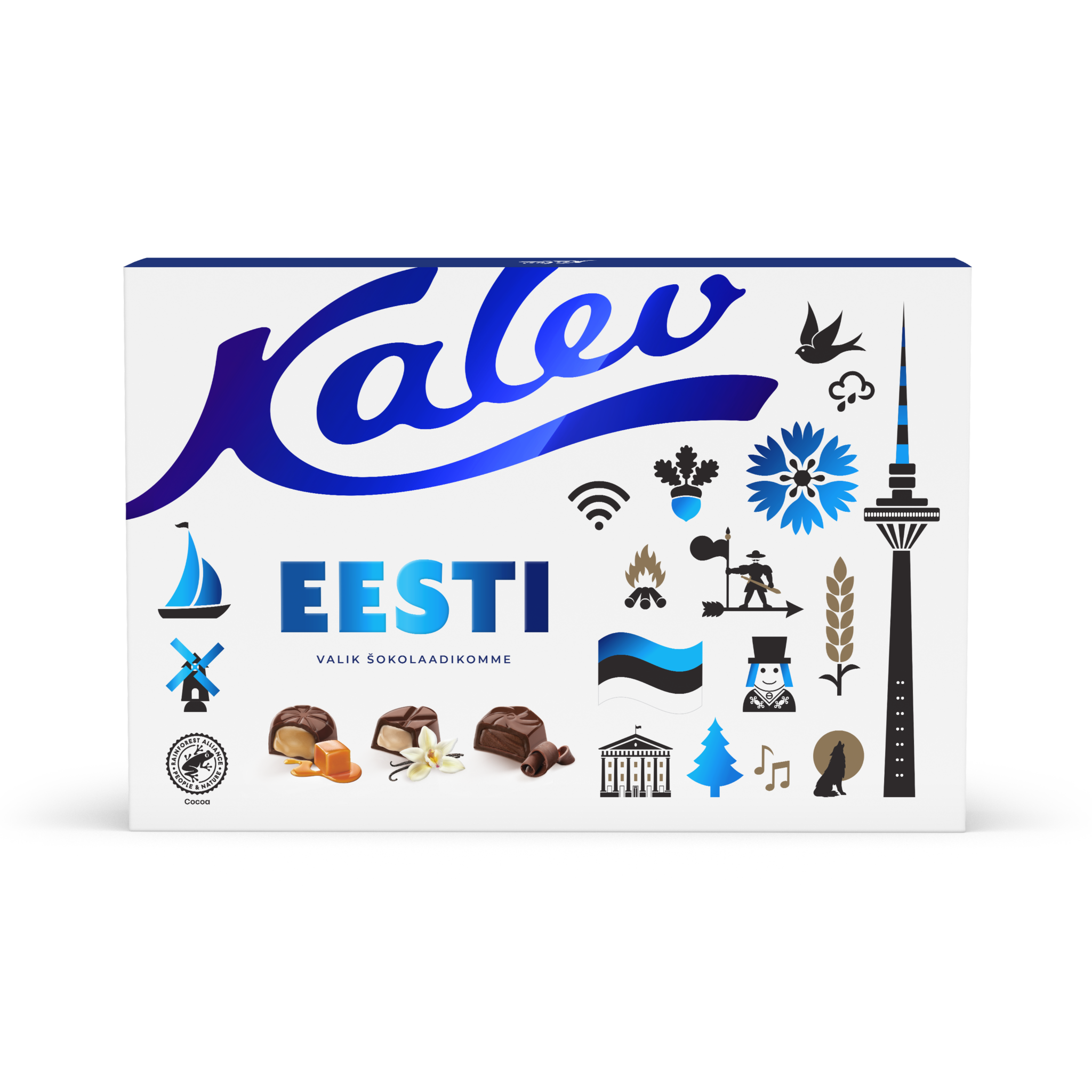 Kalev Eesti valik šokolaadikomme 186g - Orkla pood Kalev Eesti valik šokolaadikomme 186g - Orkla pood