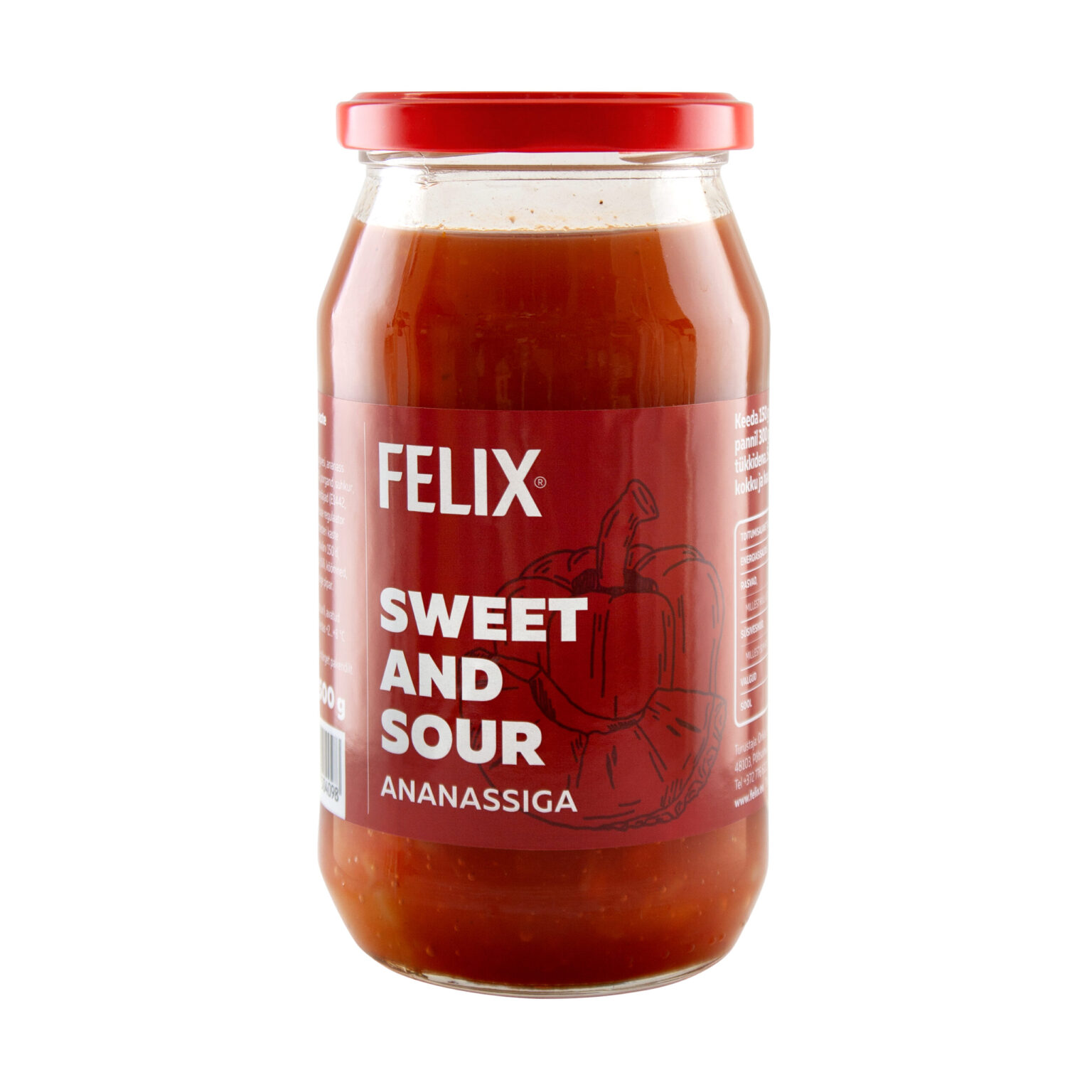 Felix Sweet and Sour kaste ananassiga 500g - Orkla pood