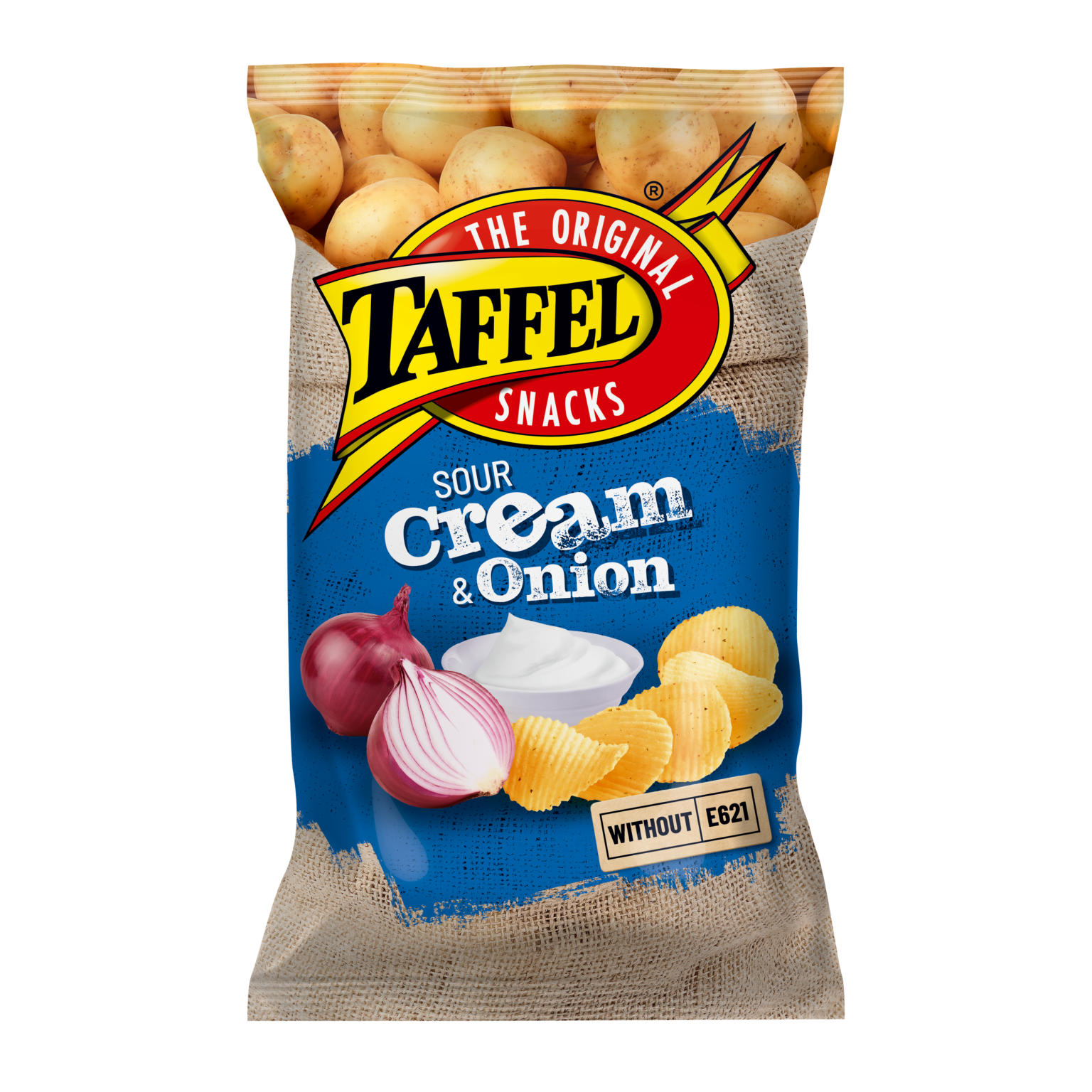 Taffel hapukoore-sibulamaitselised kartulilaastud 75g - Orkla pood